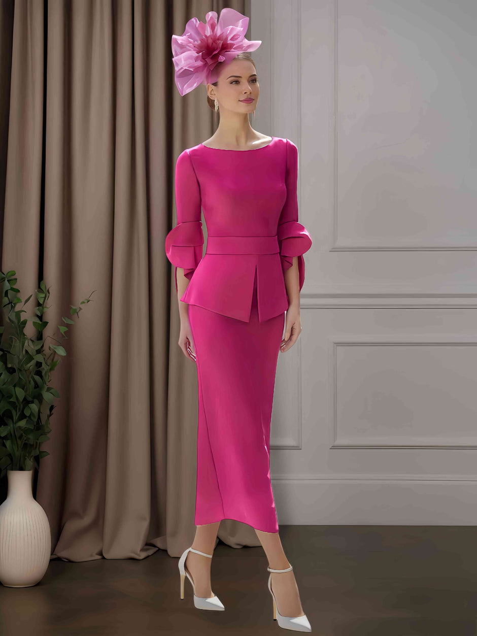 Sleek Sophistication: Sheath and Column Mother of the Bride Dresses ...